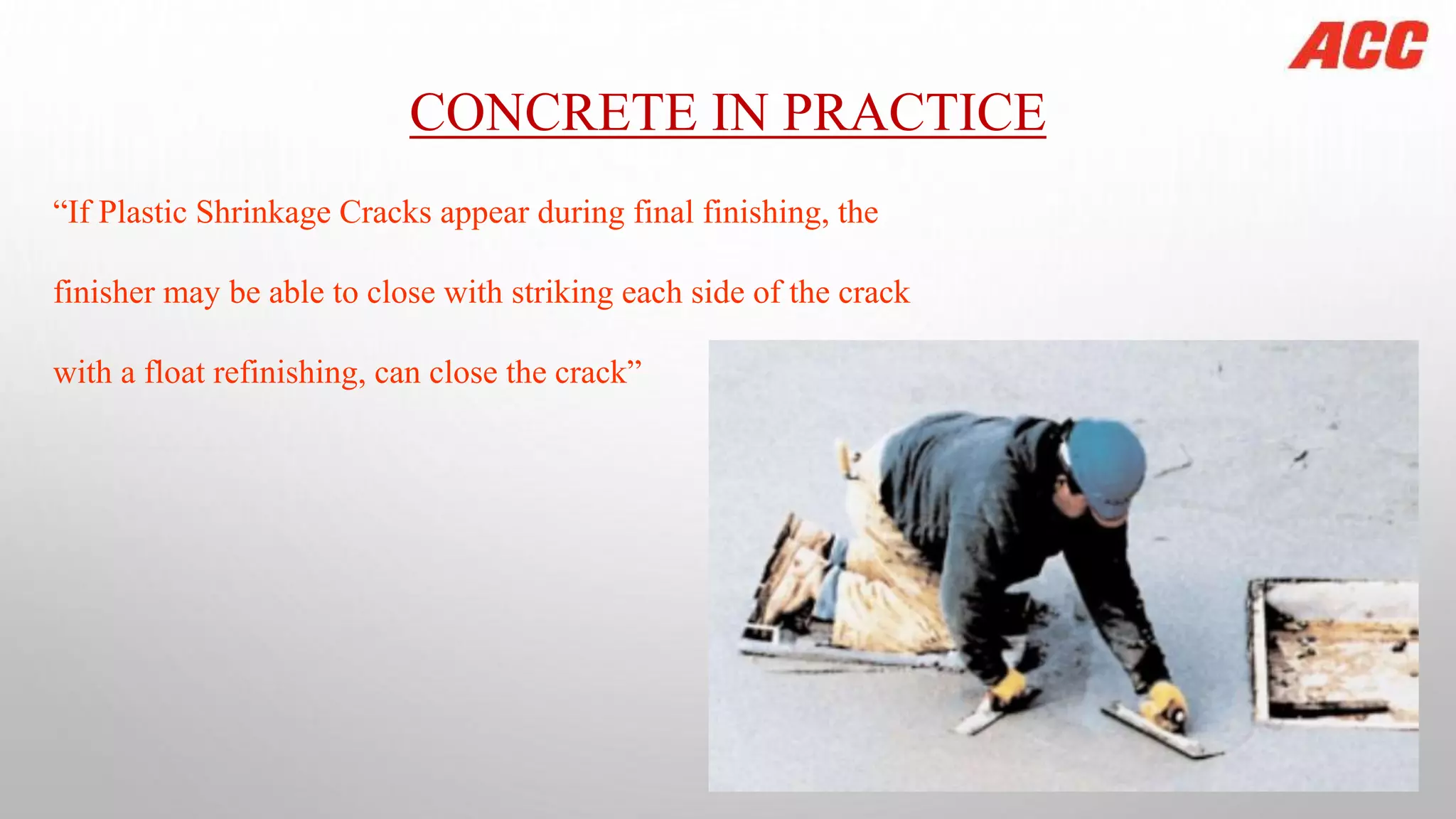 Plastic shrinkage cracks | PPTX