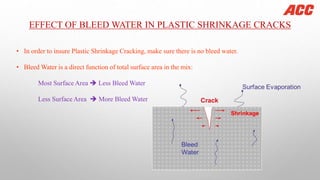Plastic shrinkage cracks | PPTX