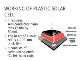 Plastic solar cell | PPTX