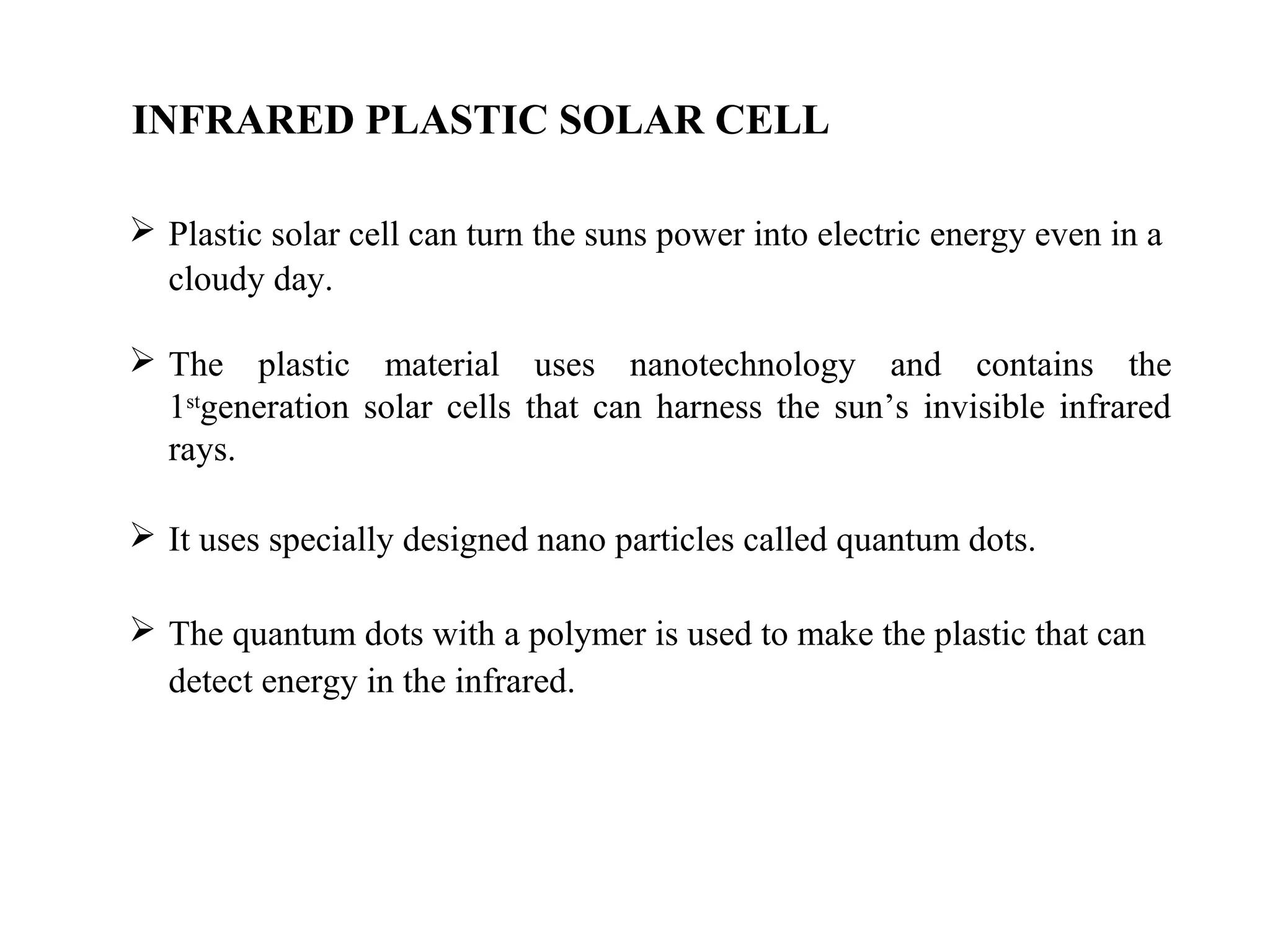 Plastic solar cell | PPT