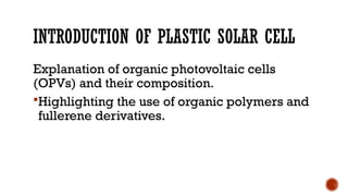 plastic solar cell applicationsupload.pptx