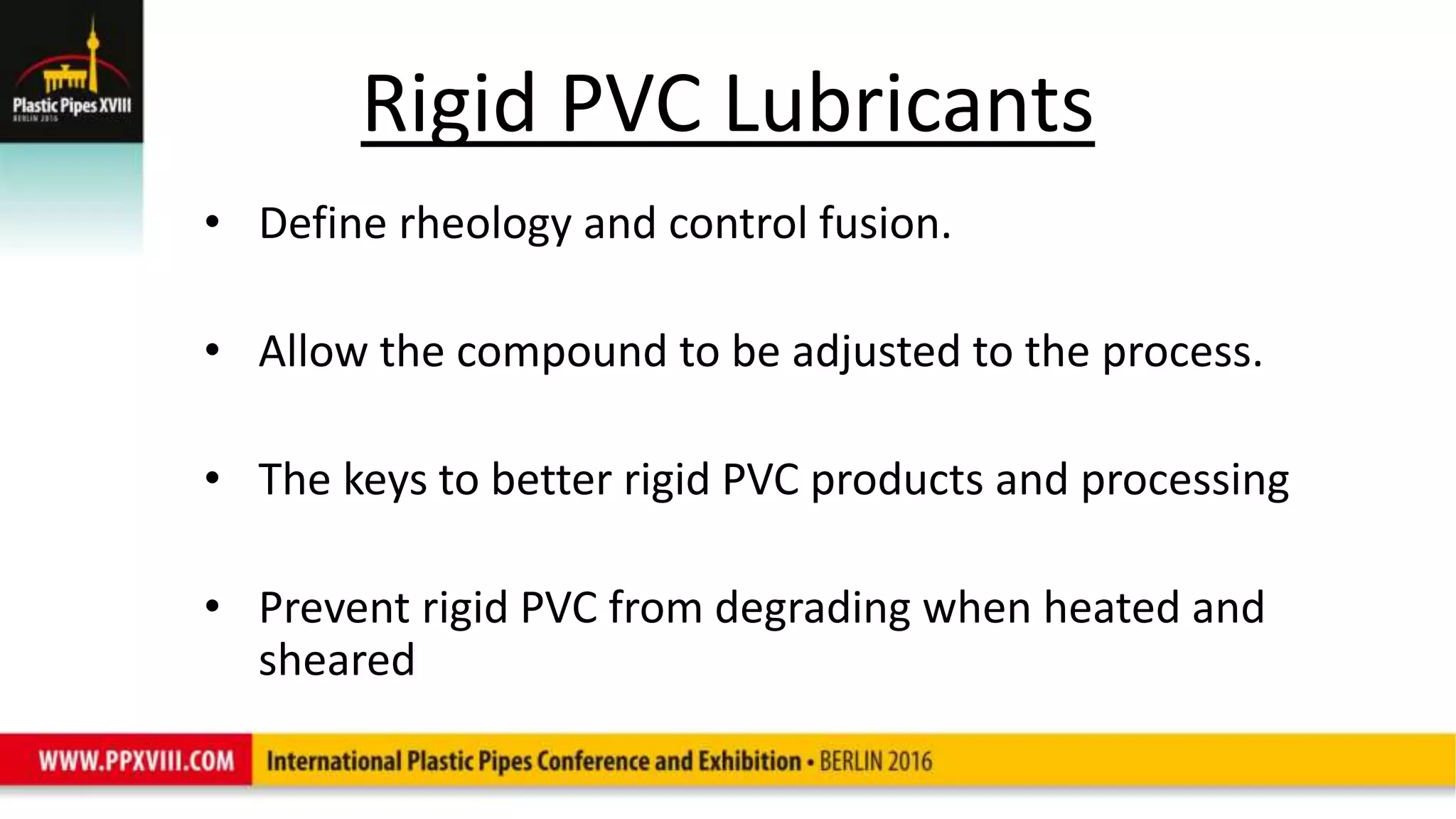 Mechanical Stabilization of Rigid PVC Compositions | PPTX | Chemistry ...