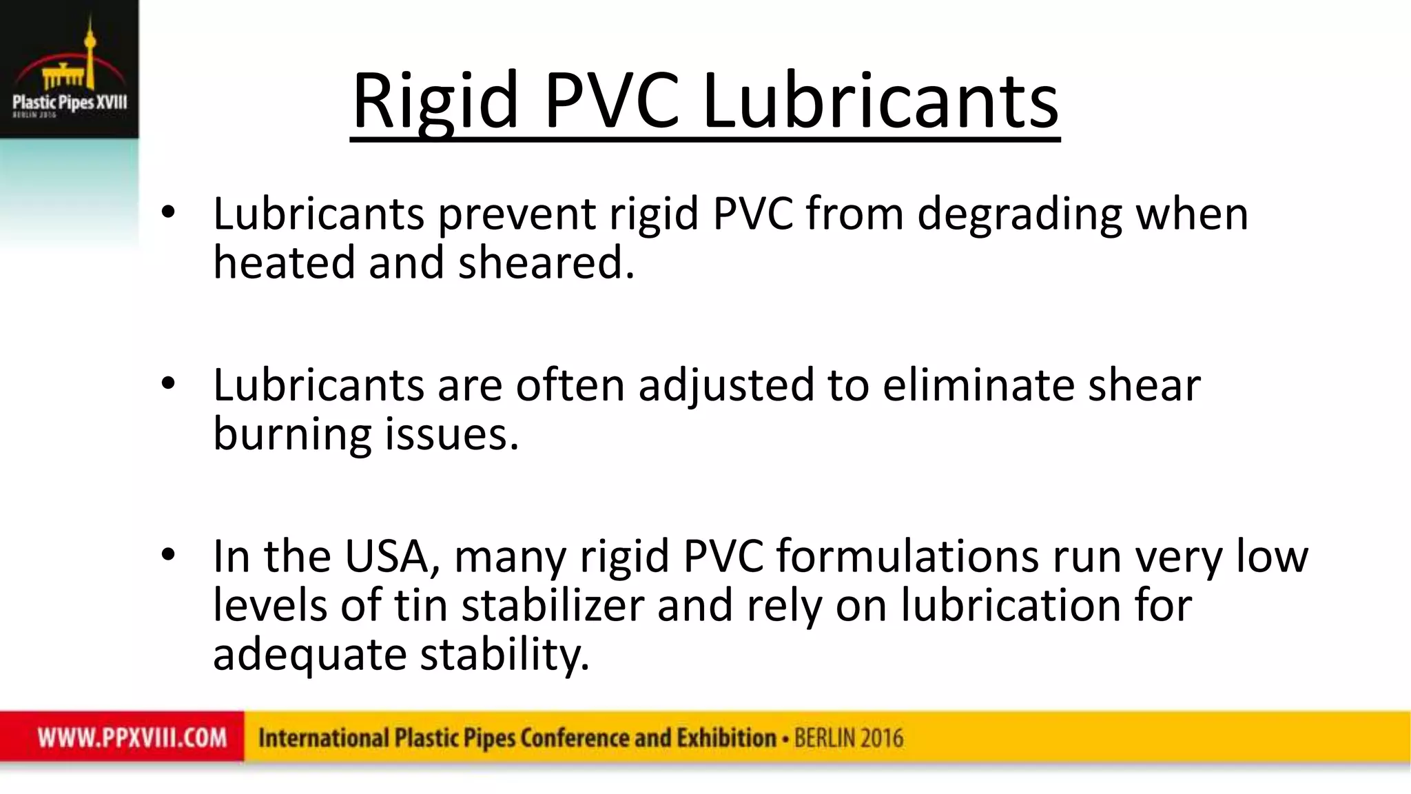 Mechanical Stabilization of Rigid PVC Compositions | PPTX | Chemistry ...