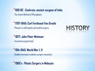 Plastic surgery | PPTX