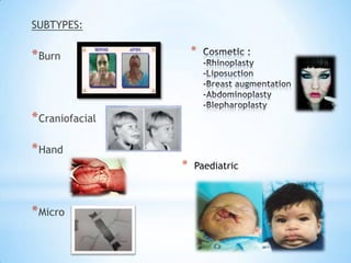 Plastic surgery | PPTX