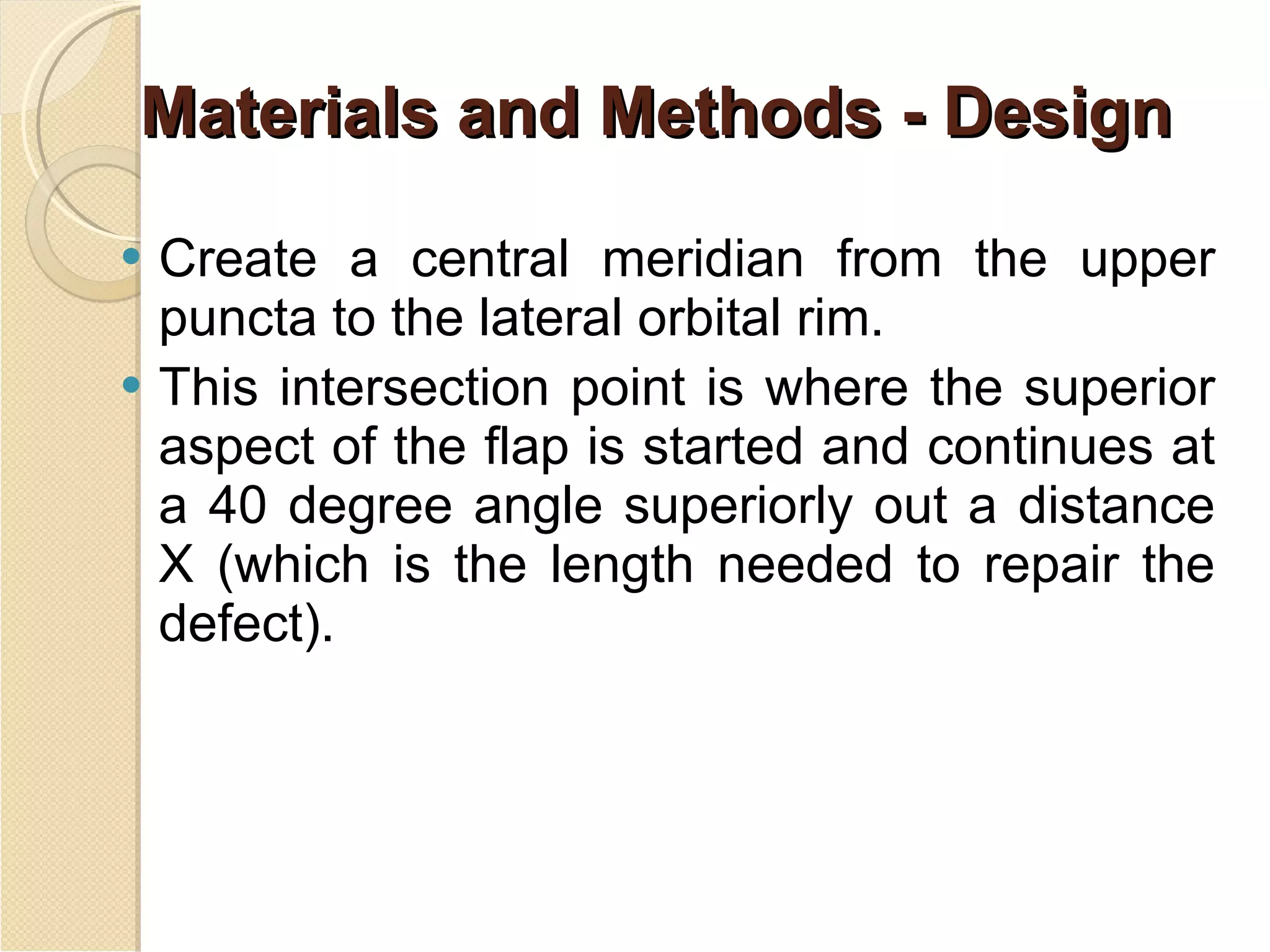 Periosteal Bone Flap Lateral Canthal Reconstruction | PPT
