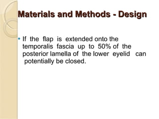Periosteal Bone Flap Lateral Canthal Reconstruction | PPT