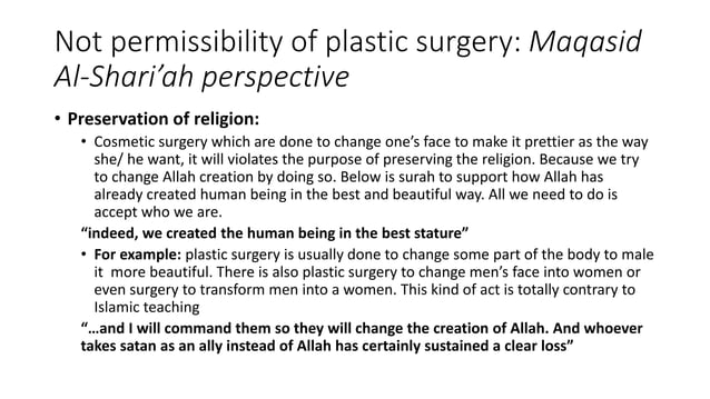 Plastic Surgery from Islamic Perspective.pdf | Surgery | Medical Health