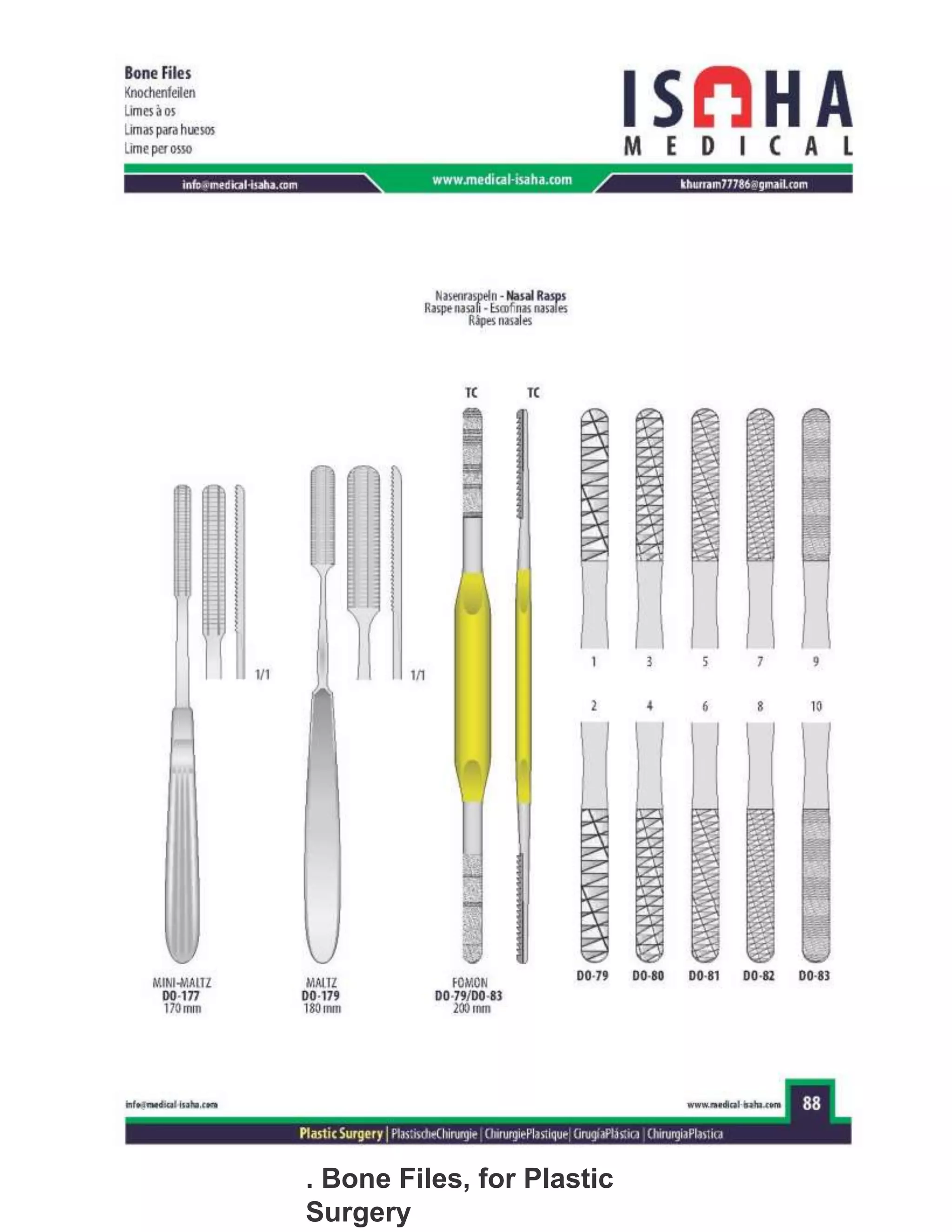 Plastic surgery instruments | PDF