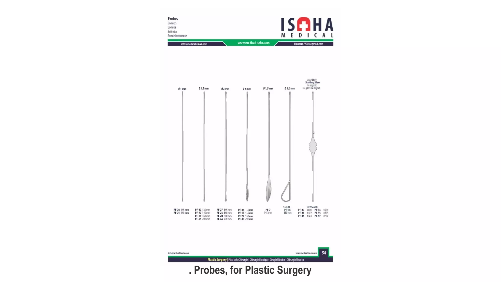 Plastic Surgery Instruments, types of plastic surgery instruments, list ...