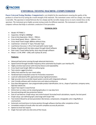 Plastic testing instruments | PDF