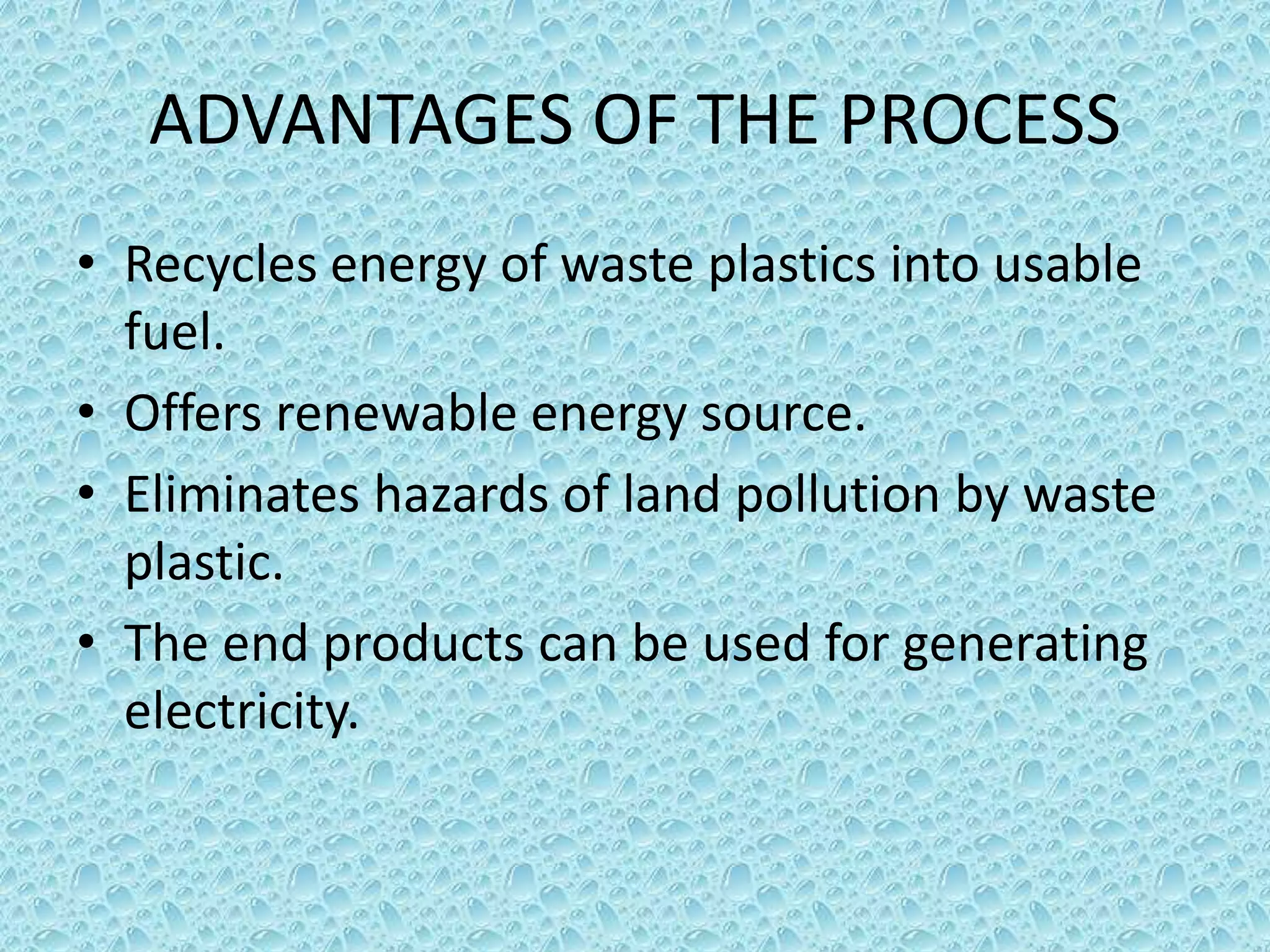 Plastic to fuel | PPTX
