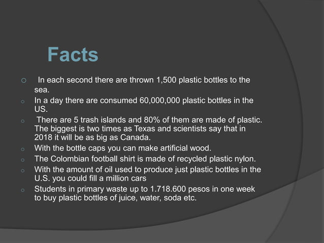 Plastic waste information power point | PPT