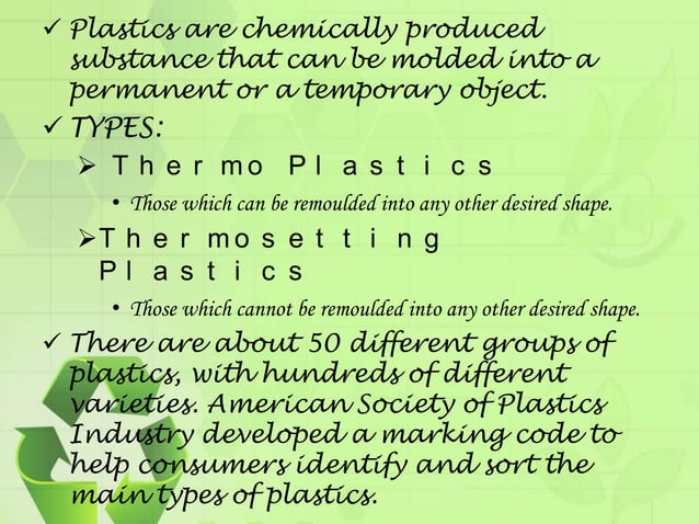 Plastic waste management | PPTX