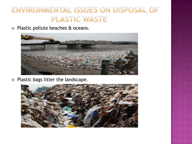 Plastic waste management | PPTX | Environmental Services Industry ...