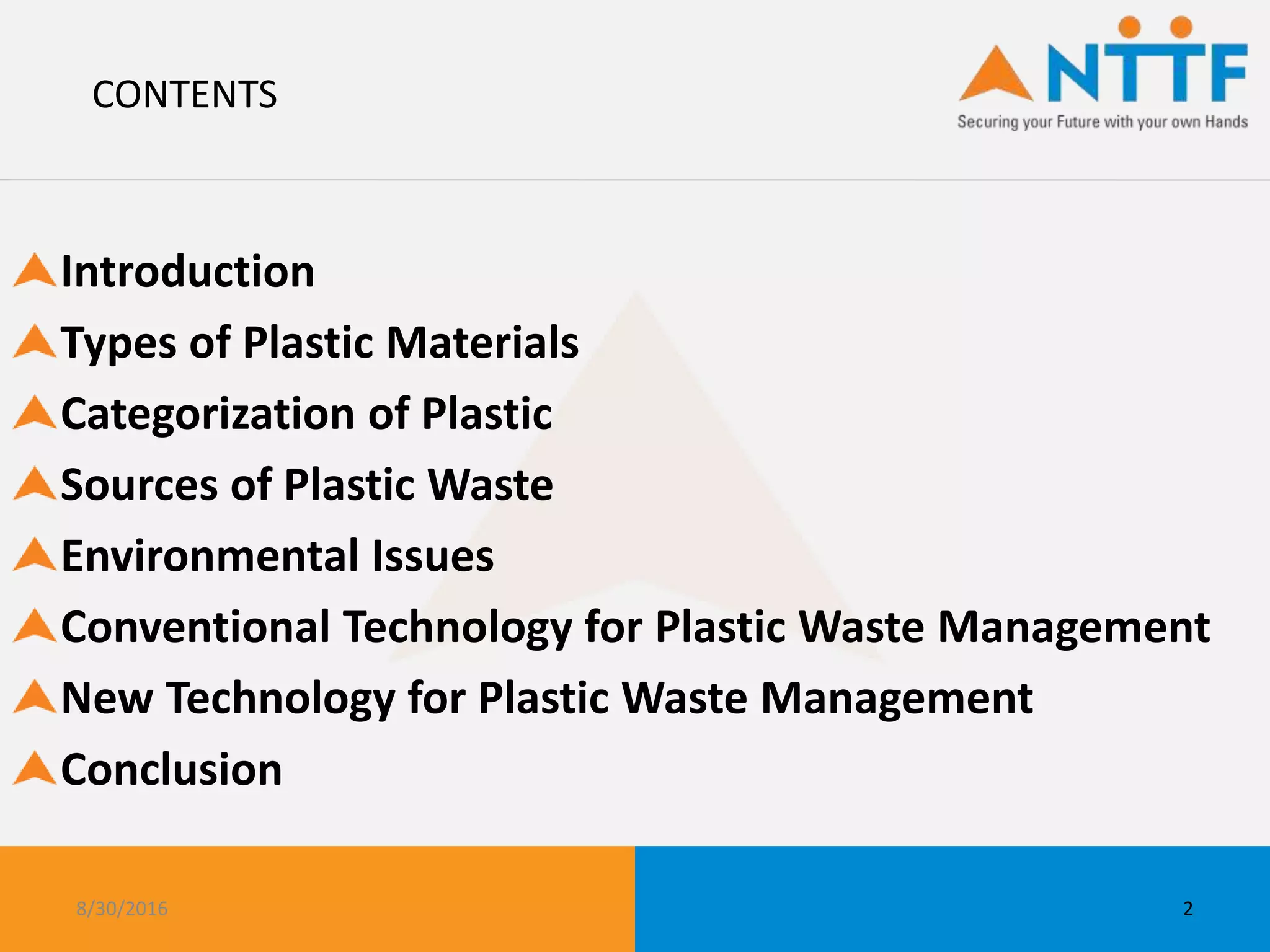Plastic waste management | PPTX