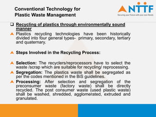 Plastic waste management | PPTX