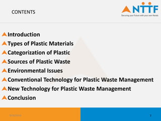Plastic waste management | PPTX