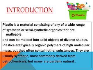 Plastic waste management | PPTX
