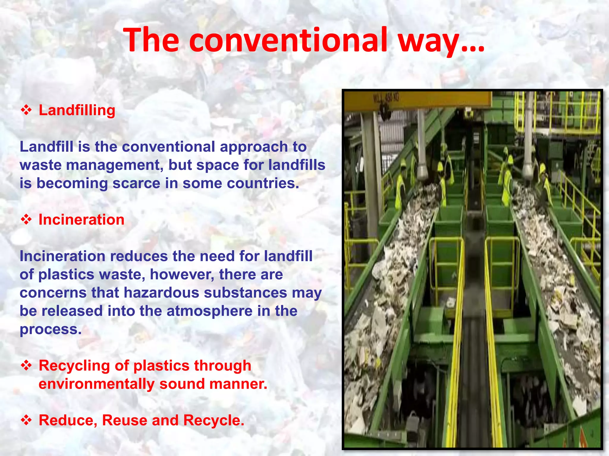 Plastic waste management | PPTX