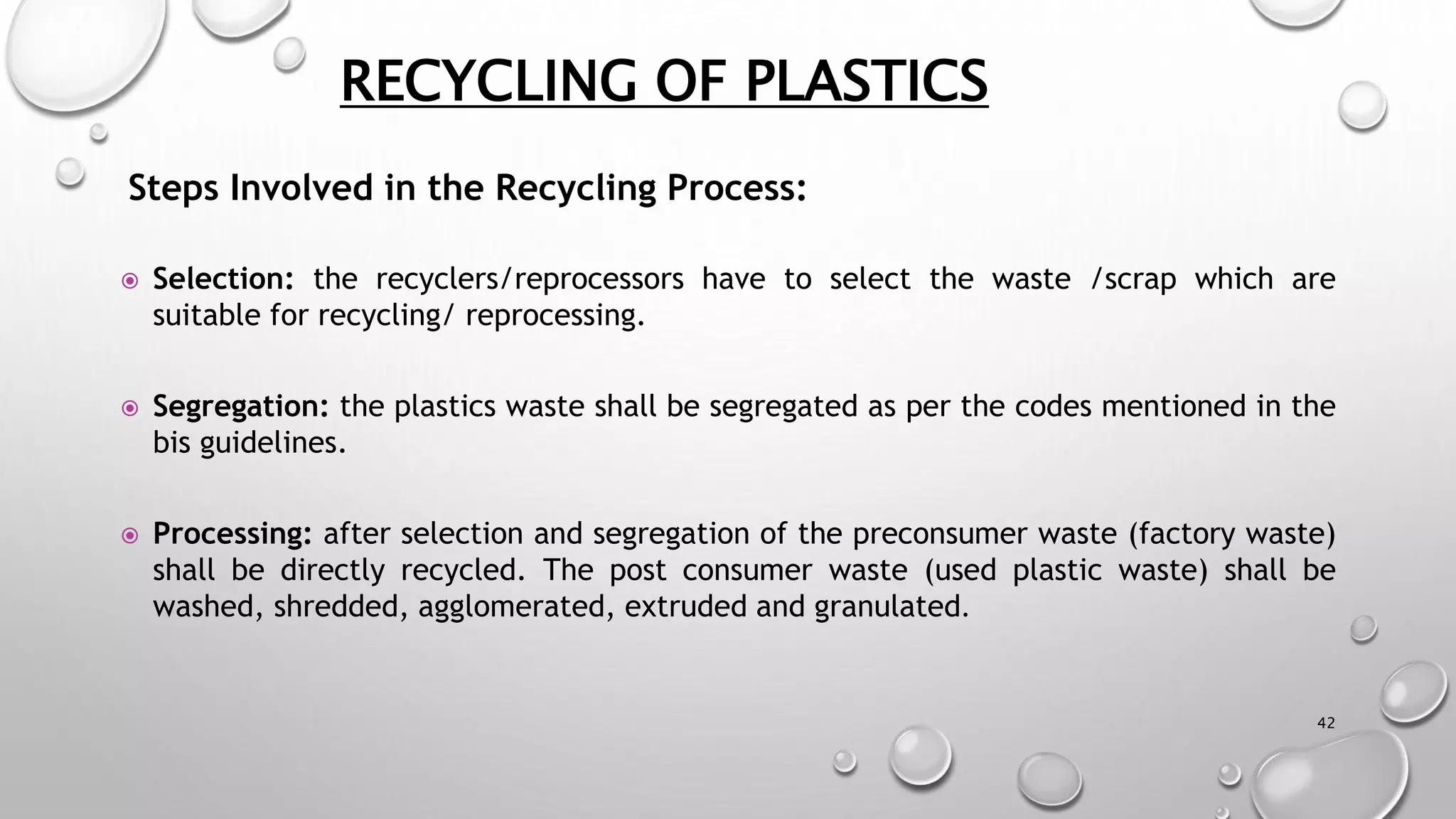 Plastic waste management- Conventional and New Technology | PPTX