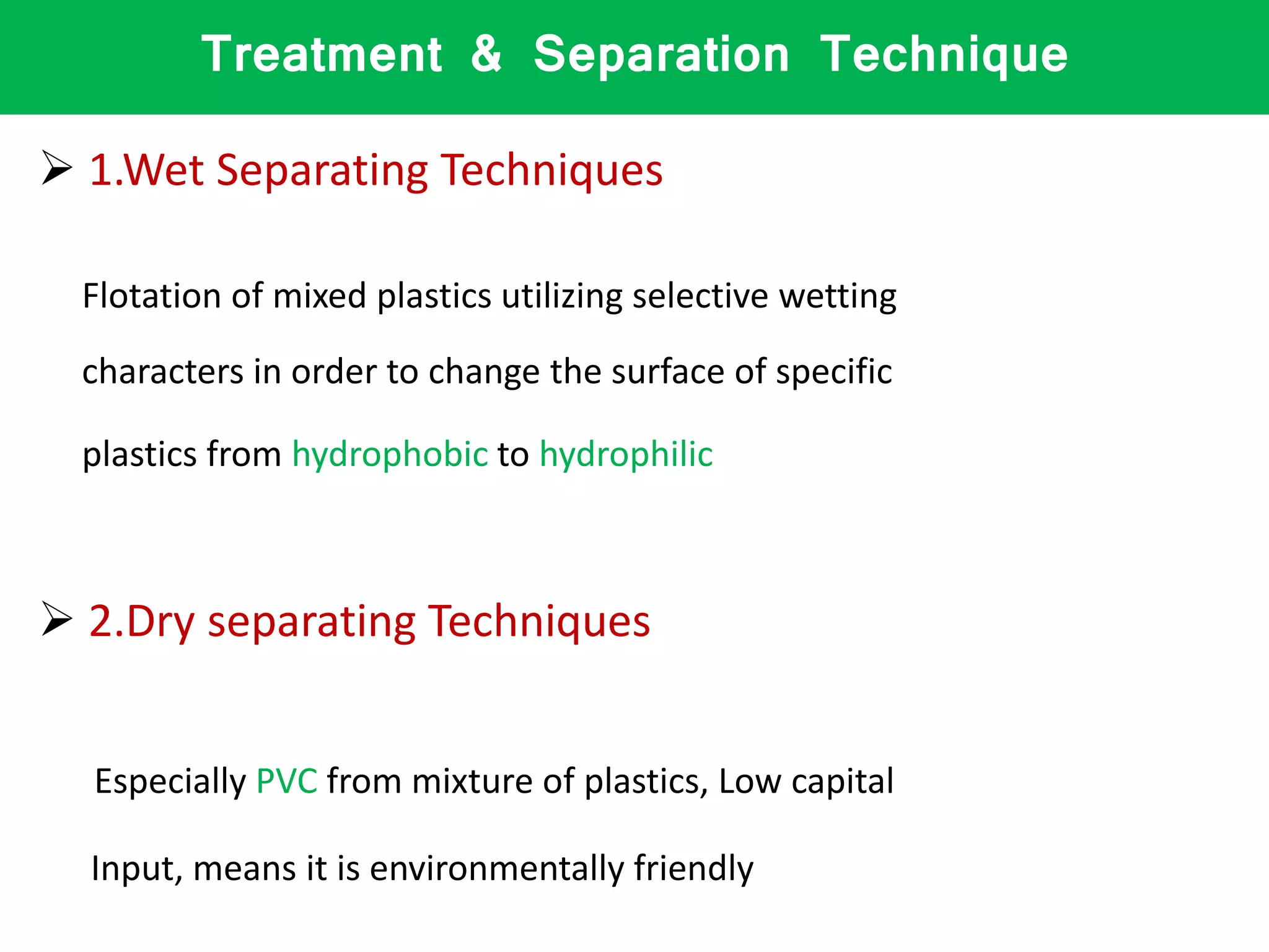 Plastic Waste Management and Recycling Technology : P2 | PPTX