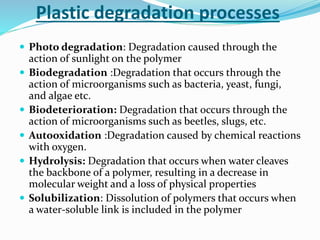 Plastic waste management | PPTX