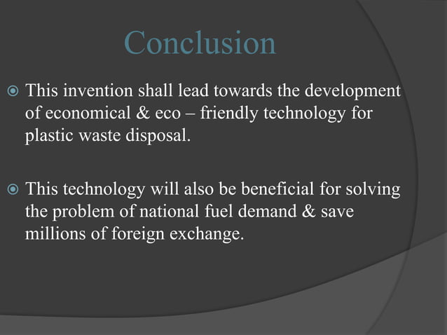 Plastic waste ppt | PPT