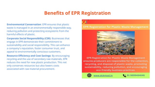 Why Is EPR Registration Essential for Managing Plastic Waste | PPT