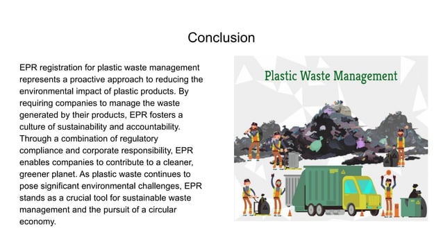 How Does EPR Registration Help in Plastic Waste Management | PPT