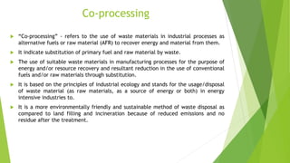 Plastic Waste Management and Recycling Technologies | PPTX