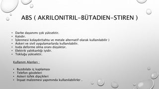 Termoplastikler | PPTX