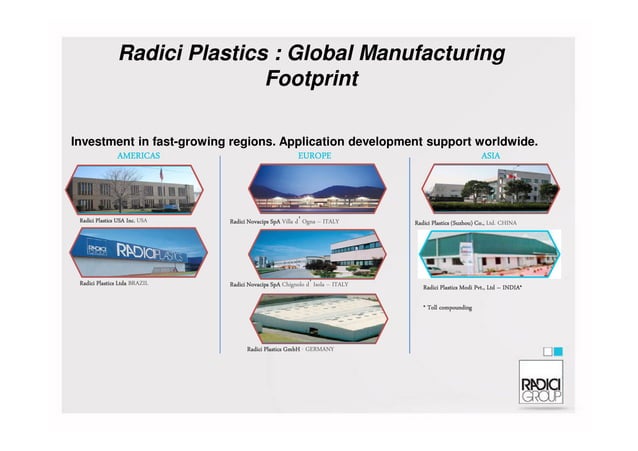 Radici Plastics: innovation and wide range of materials in a global ...