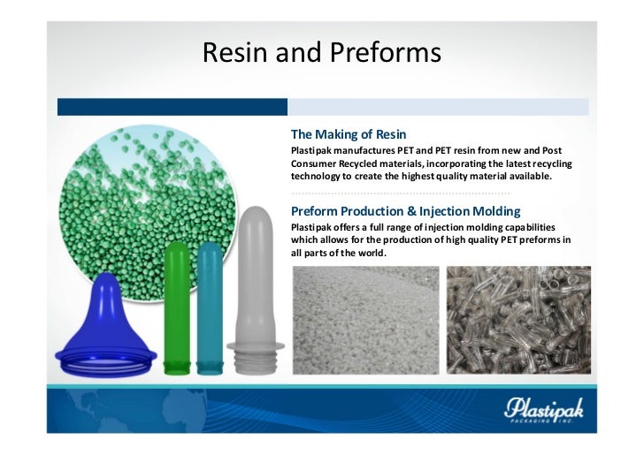 Presentation of Plastipak Packaging Inc.: Unilimited Possibilities