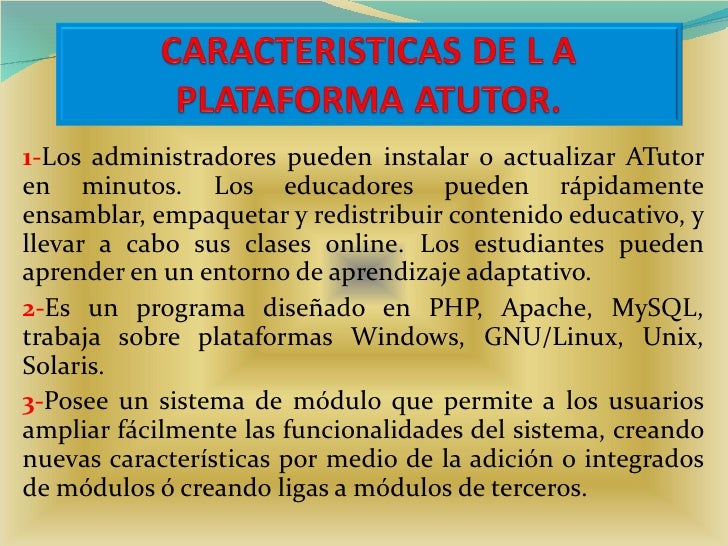 Omniverse: Plataforma ATutor