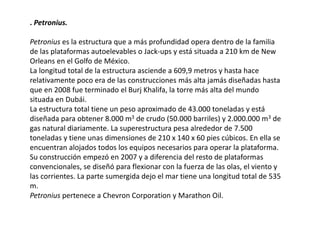 Plataformas de perforacion | PPTX