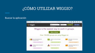 Plataforma wiggio | PPTX