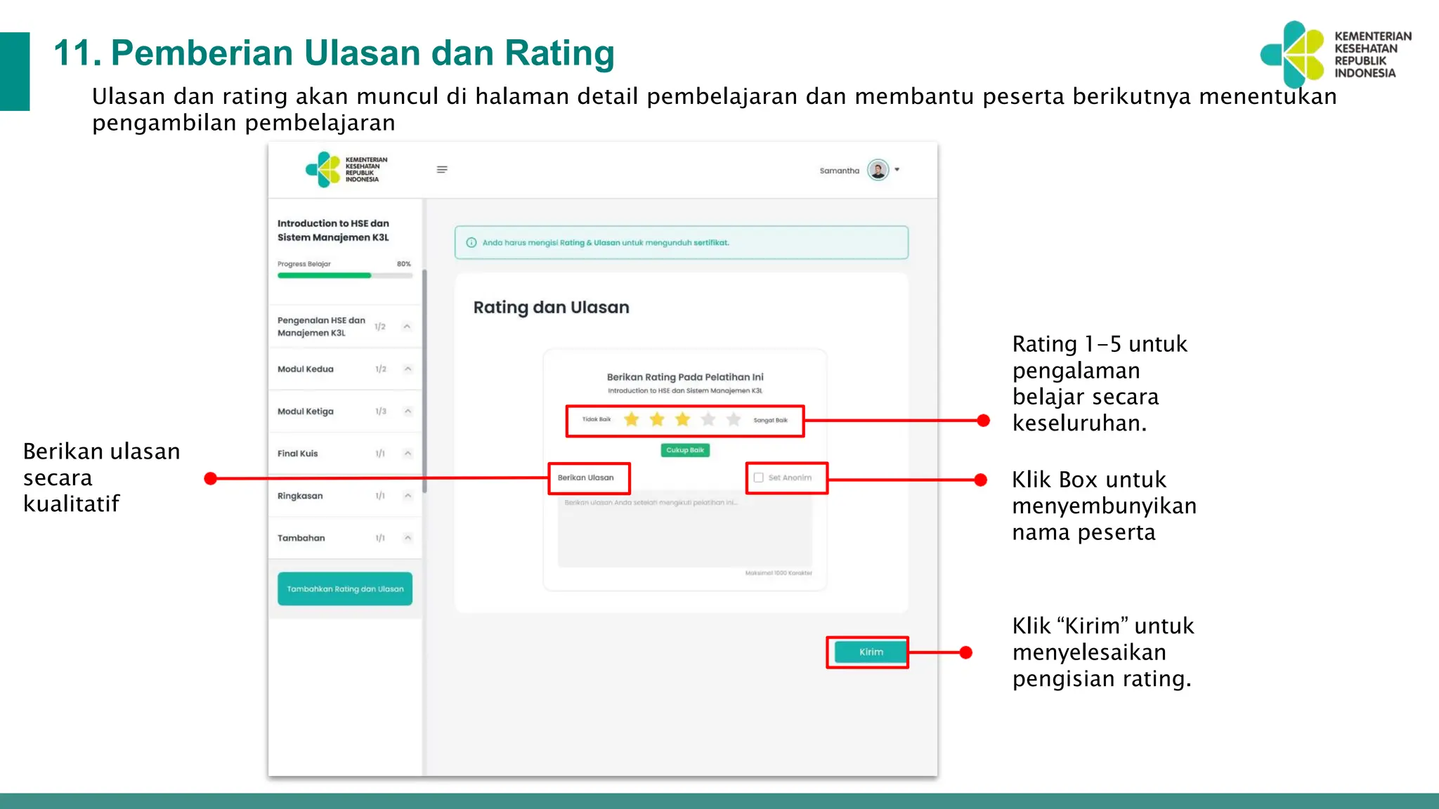 alur plataran sehat untuk peserta di lms kemkes | PDF