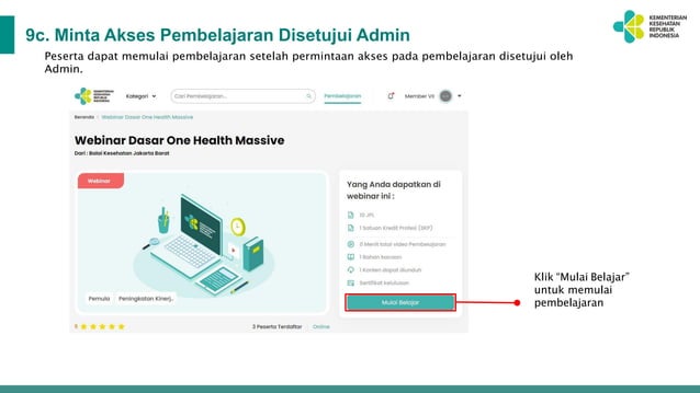 alur plataran sehat untuk peserta di lms kemkes | PDF