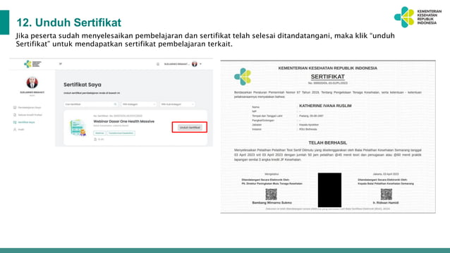 alur plataran sehat untuk peserta di lms kemkes | PDF