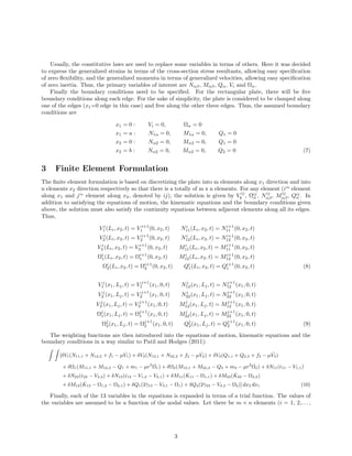 Finite Element Formulation for Dynamics of a Moving Plate | PDF