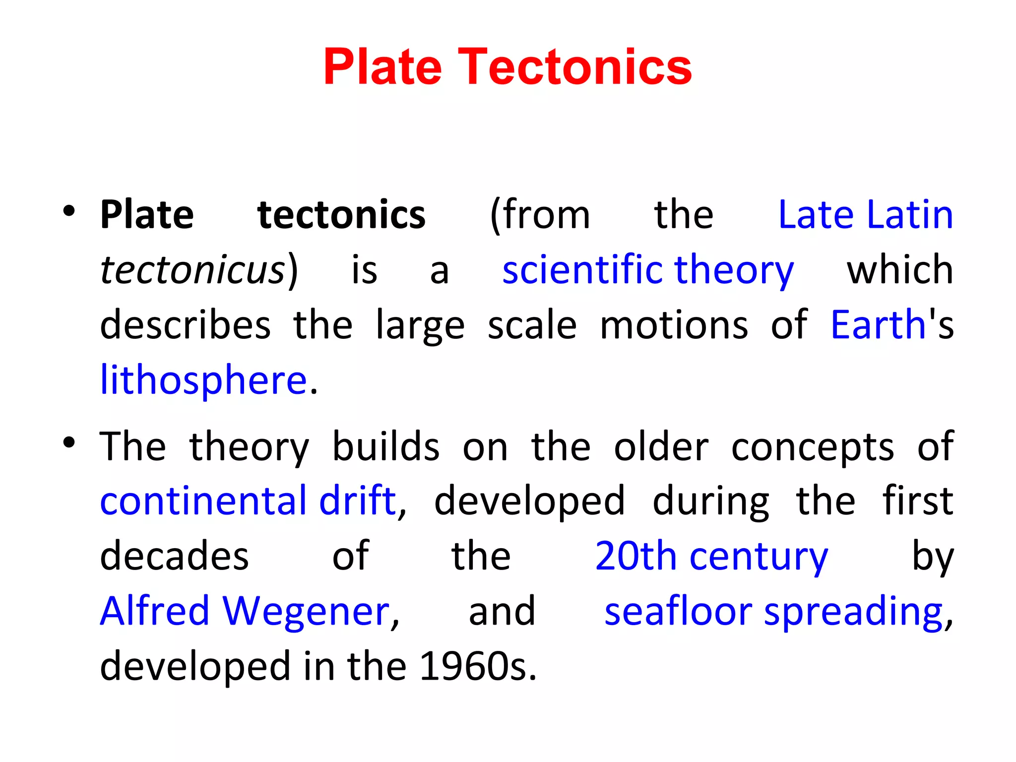 WHAT IS A PLATE? MAJOR PLATES. Types of Earth’s Crust. Plate Boundary | PPT