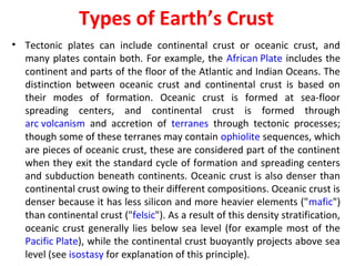 WHAT IS A PLATE? MAJOR PLATES. Types of Earth’s Crust. Plate Boundary | PPT