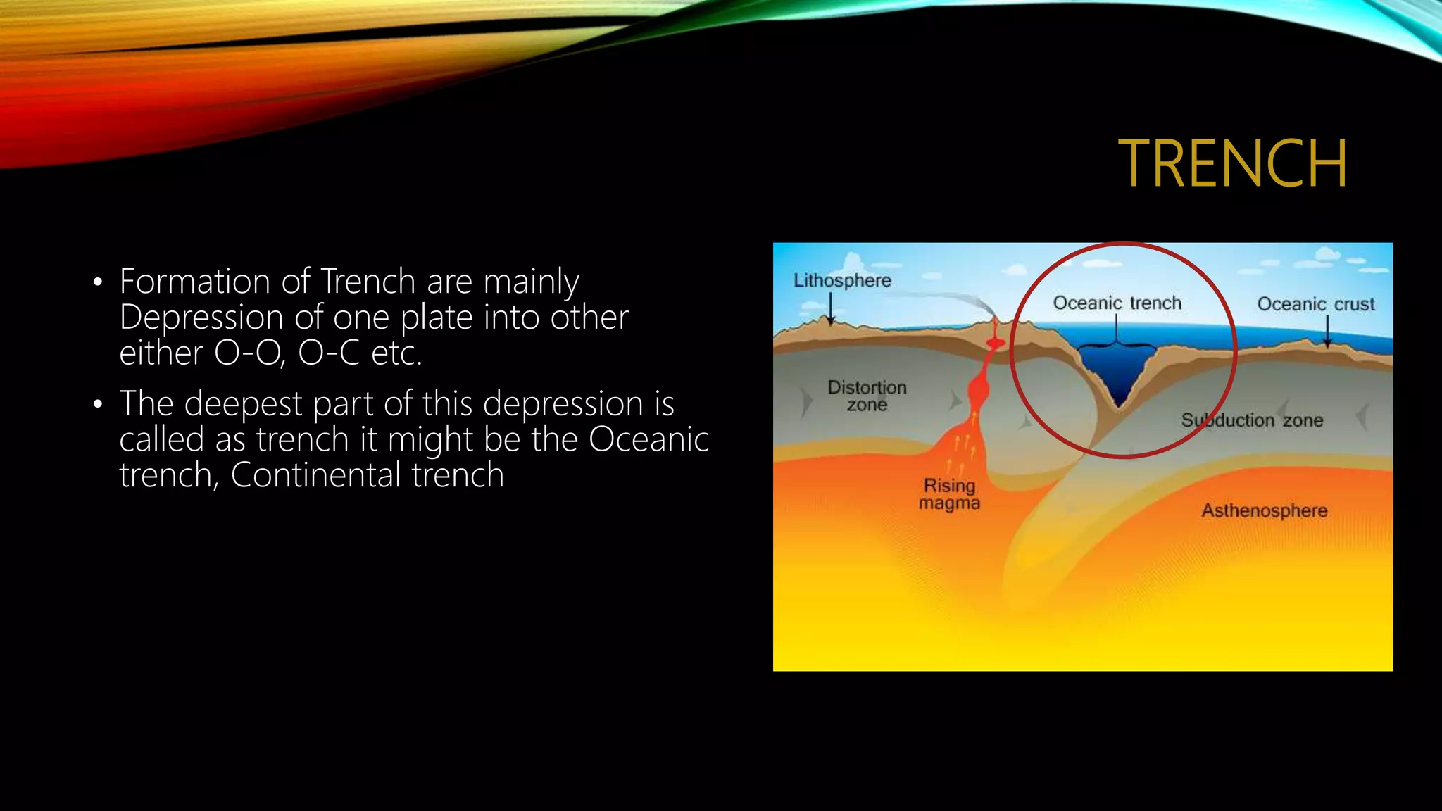 Plate tectonics and various landforms form by plate movements of earth ...