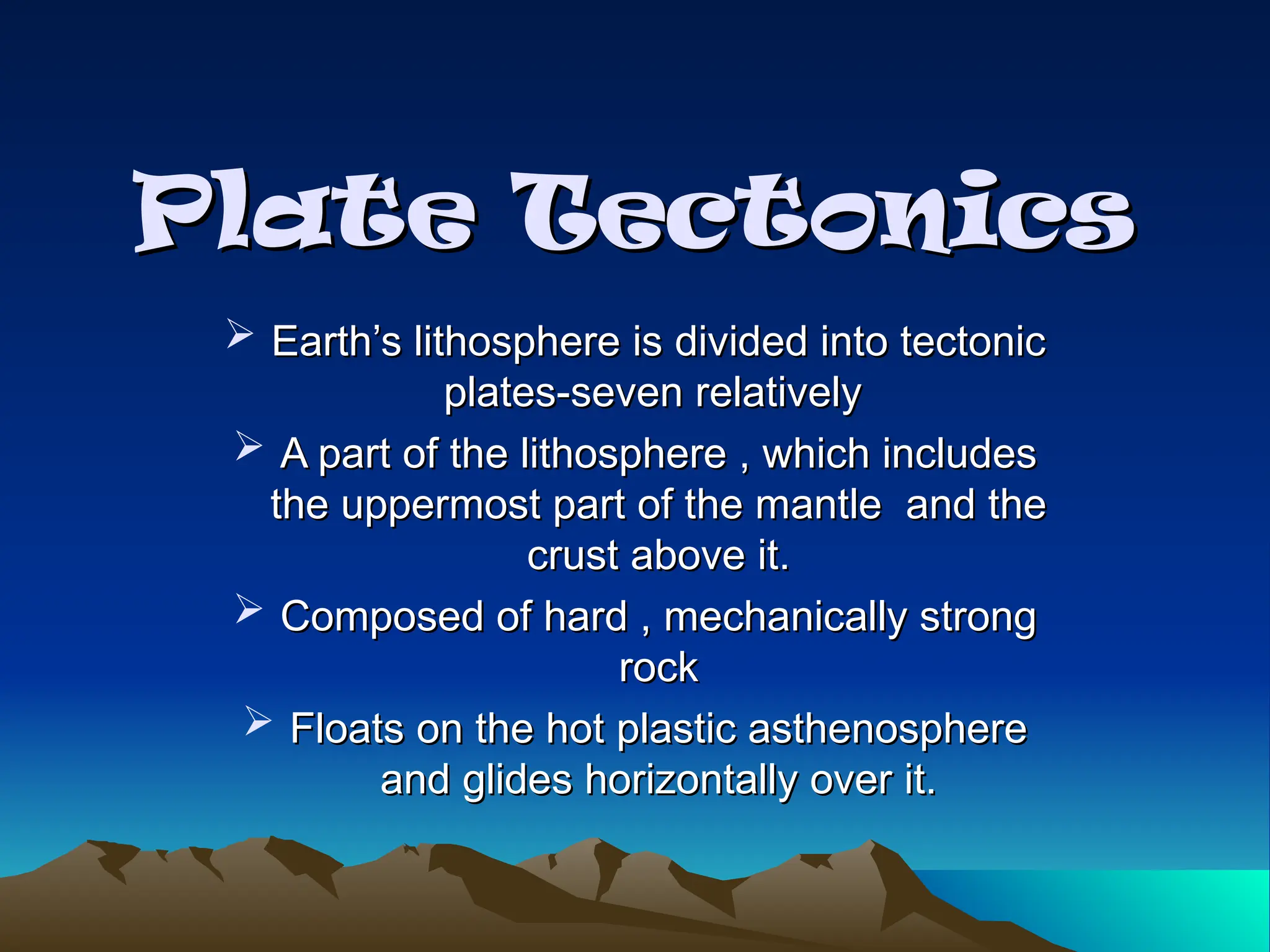 Importance ofplate-tectonics-power-point.ppt