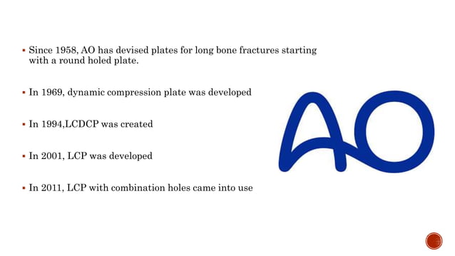 Orthopaedic Plates - types and applications | PPTX
