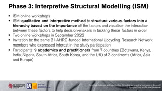 Key global challenges and opportunities for scaling up upcycling ...