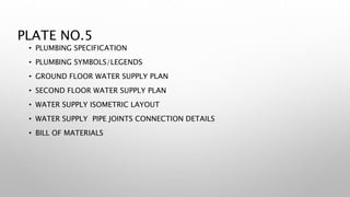 Plate 5 water supply plumbing Layout.pptx