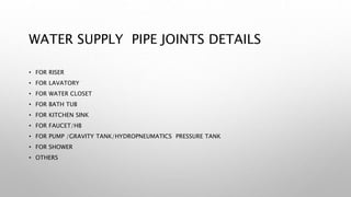 Plate 5 water supply plumbing Layout.pptx