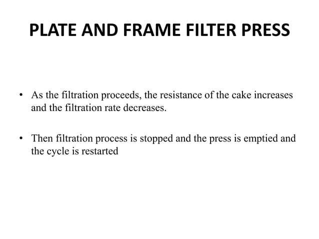 FILTRATION-Plate and frame filter press | PDF